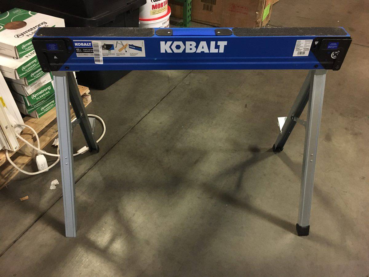 Kobalt fixed leg sawhorse store